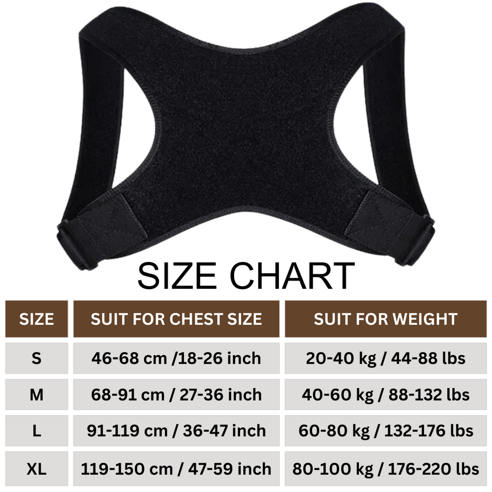 Invisible Back Posture Corrector – Adjustable Shoulder Brace – TheGivenGet