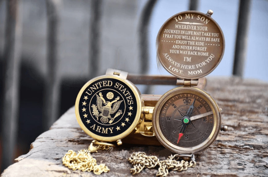 Engraved US Army Compass – TheGivenGet